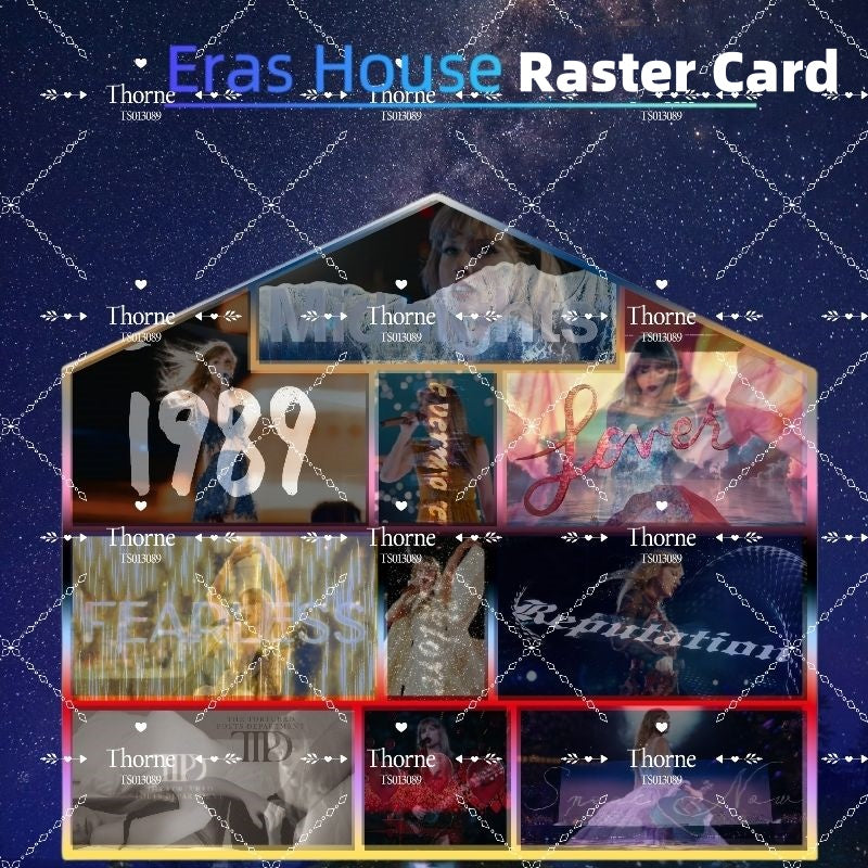 Eras House Raster Card – 13 SWIFTIE